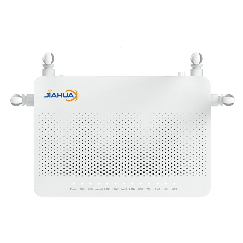 JH414P XPON+4GE+USB2.0+1POTS+WiFi AC1200 FTTH fiber optic router