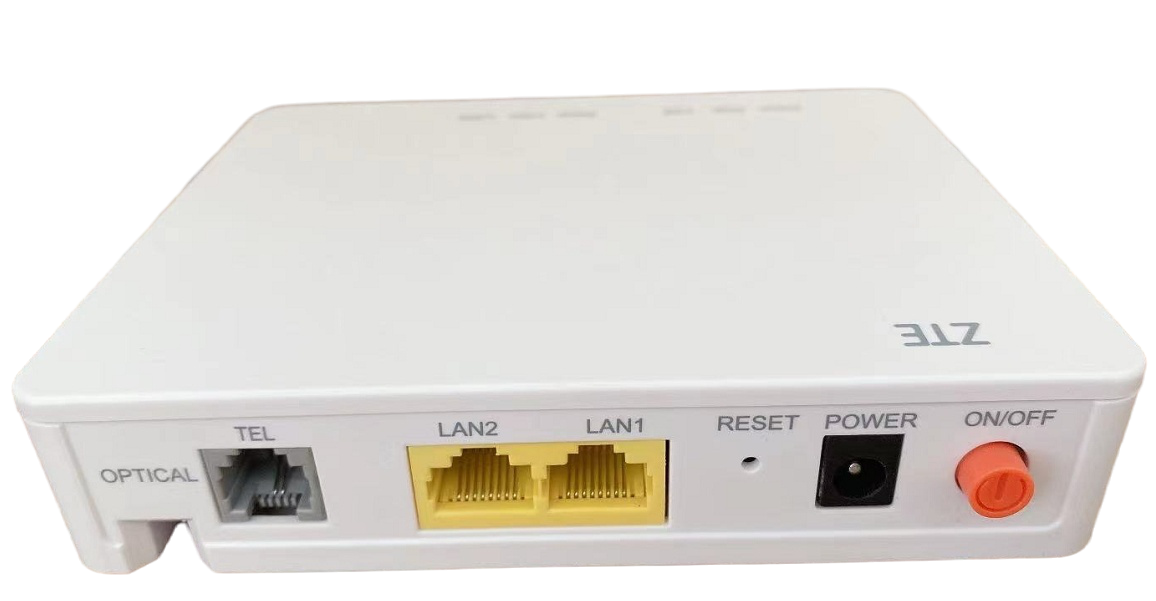 Epon ONT F412 Modem Router with 1GE+1FE+1TEL FTTH Optical Fiber Equipment